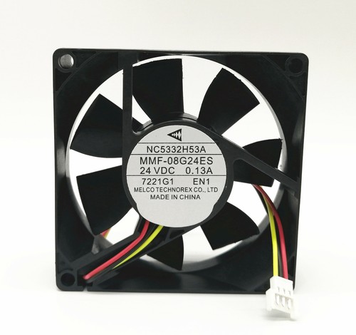 NC5332H53A MMF-08G24ES EN1 24V 0.13A 8025 8cm 3-pin Mitsubishi inverter ...