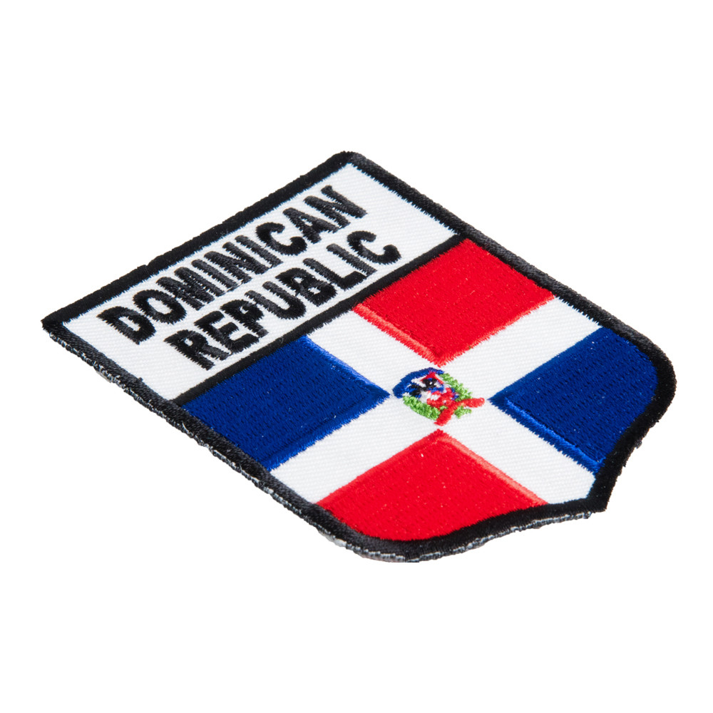 Dominican Republic Flag Shield Patch, Latin America Flag Patches | eBay