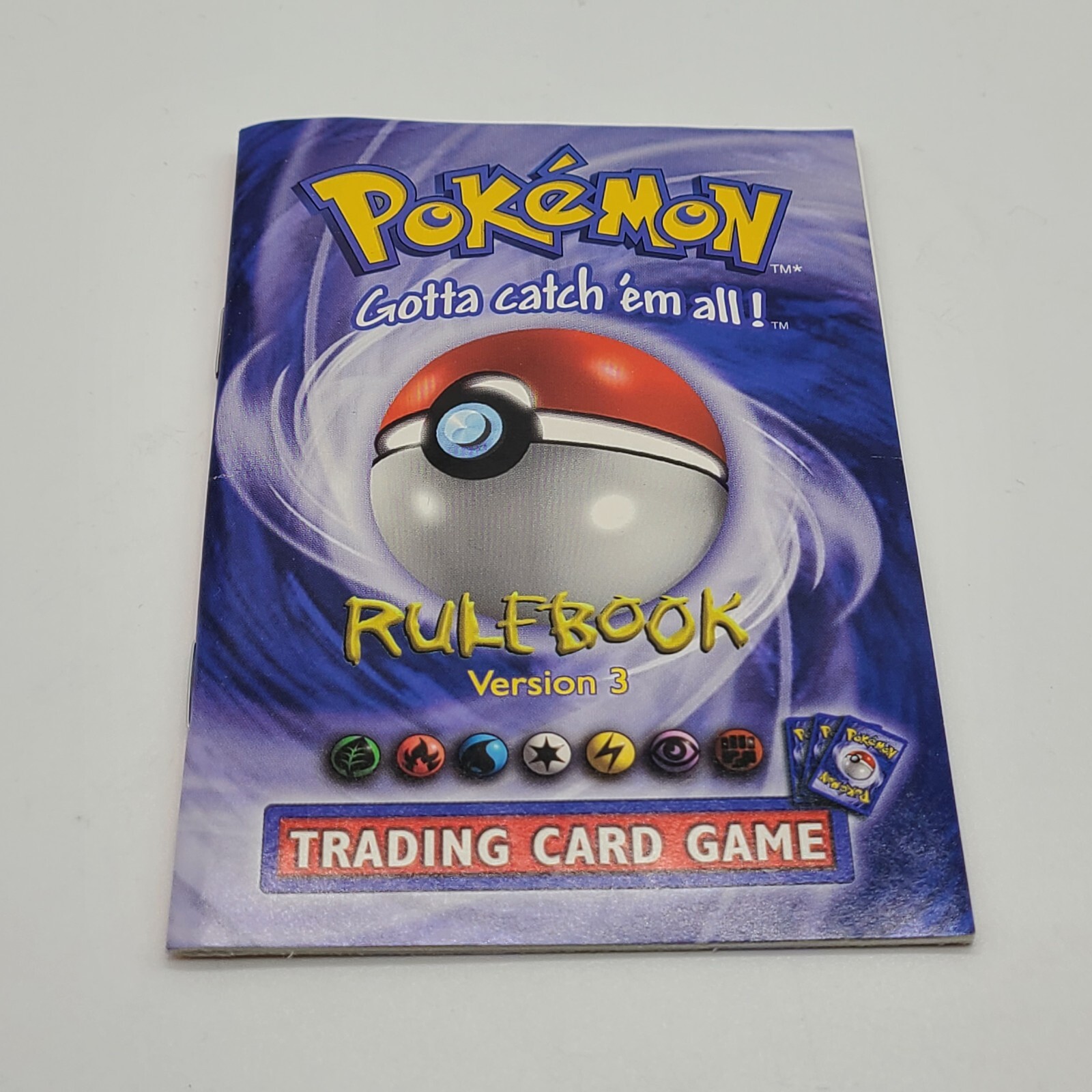 Pokemon Trading Card Game Rulebook Version 3 Wizards of the Coast WOTC ...