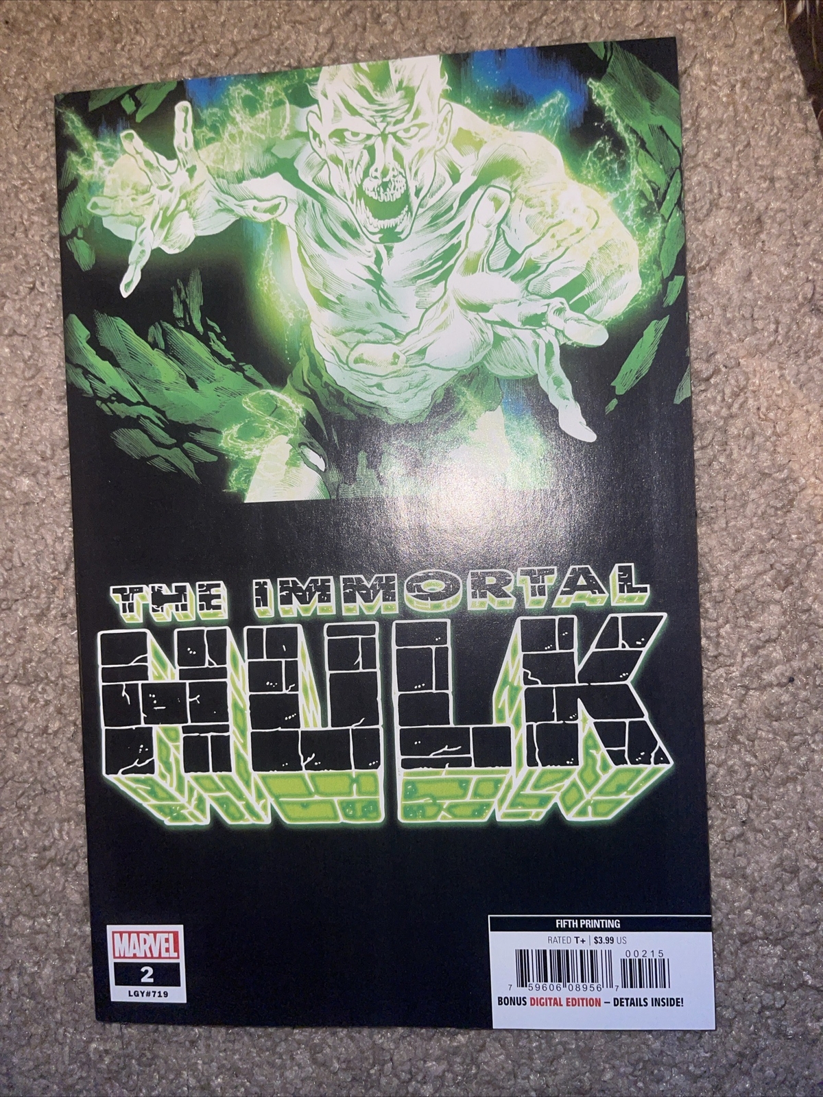 IMMORTAL HULK #2 (MARVEL COMICS, 2018) 1st Appearance of Dr. Frye 5th ...