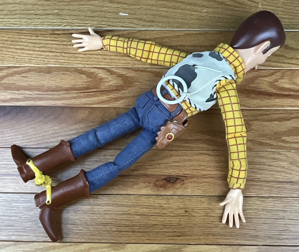 Pull String Woody Doll Disney Pixar Toy Story (Pull String Not Working ...