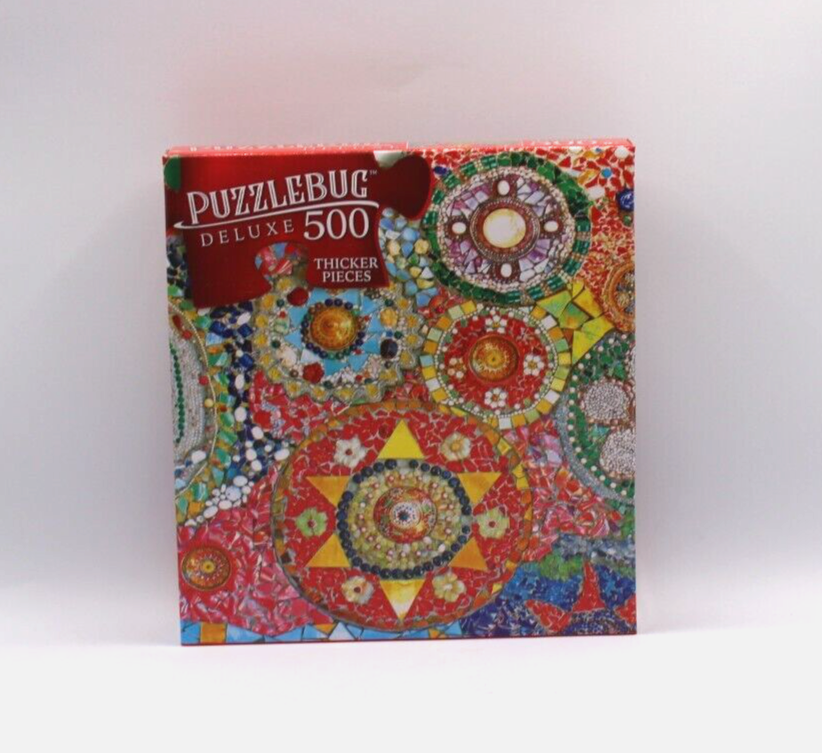 500 Pieces Jigsaw Puzzle Colorful Tile Mosaic 20 X 12 Puzzlebug Deluxe ...