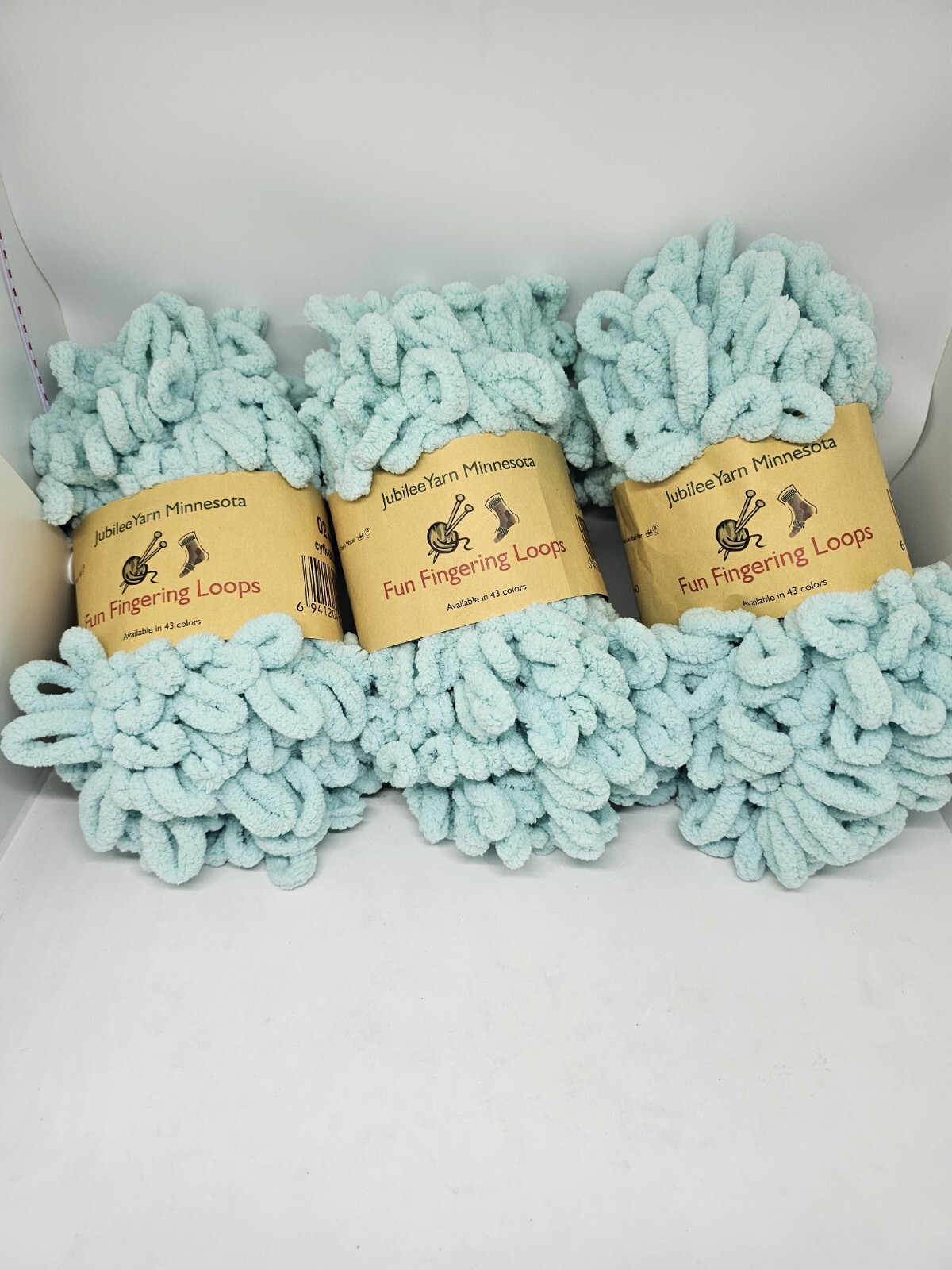 Jubilee Yarn Minnesota Fun Fingering Loops 02 Blue Lot Of 3 NEW cyfk ...