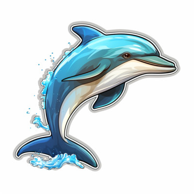 Autoaufkleber Sticker Niedlicher Delfin Aufkleber | eBay.de