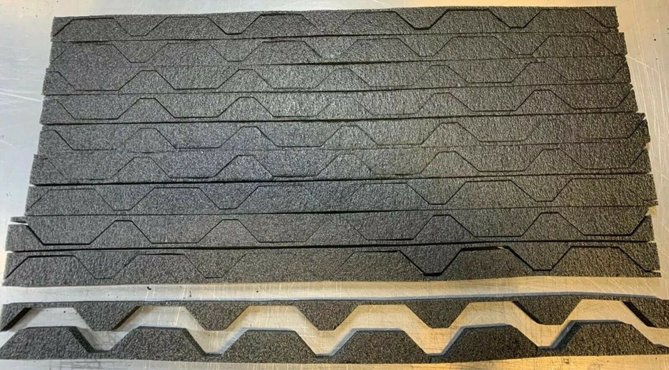 34/1000 Box Profile Foam Fillers / Eaves / Infills Roofing Sheets (10 ...