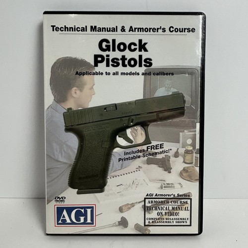 AGI Glock Pistols Technical Manual Armorer DVD Course Gunsmithing ...