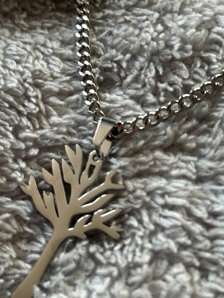 XXXTentacion Tree of Life/Poison Tree Pendant Necklace - Silver | eBay UK