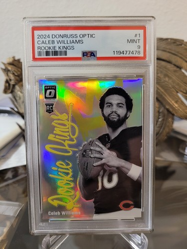 Caleb Williams 2024 Donruss Optic Rookie Kings RC Case Hit ️PSA 9 ...