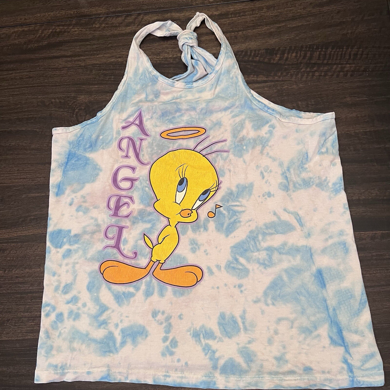 Tweety Bird Warner Bros Looney Tunes Tie Dye Angel Ta… - Gem