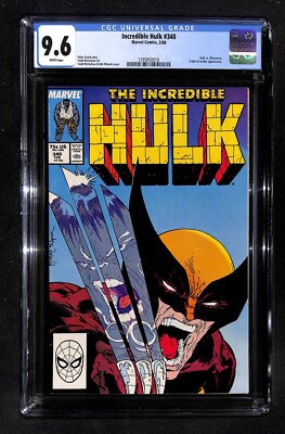 Incredible Hulk #340 CGC 9.6 - Todd McFarlane Cover Marvel Comics 1988 ...