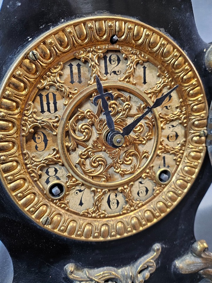 Antique Victorian Ansonia "Calais" Mantle Clock | eBay