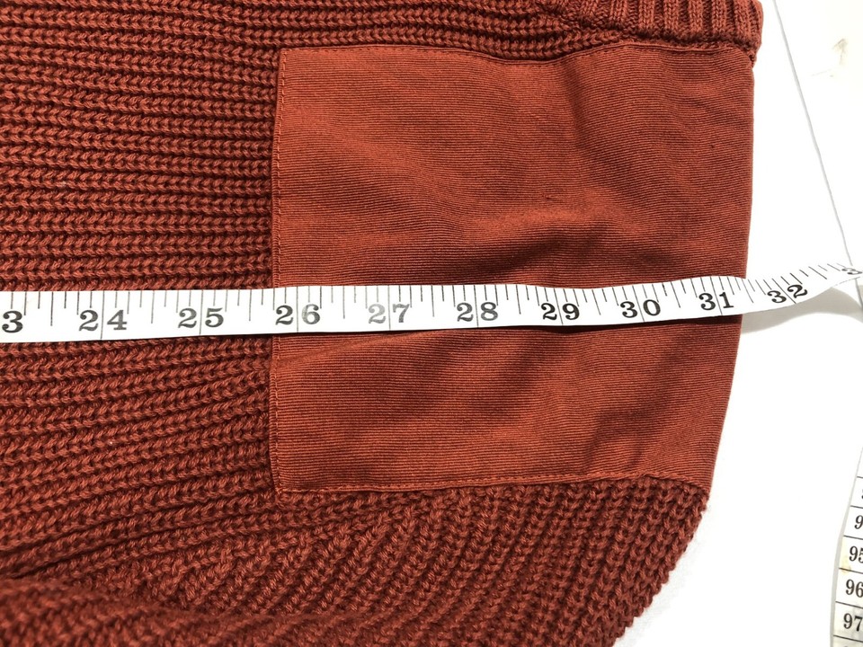 Men's 100% Soft Cotton Knitted Sweater XXL Tall Rust Color | eBay