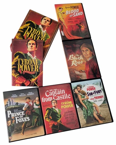 Tyrone Power Collection 5 Movie DVD Set W/ Lobby Cards Blood & Sand ...