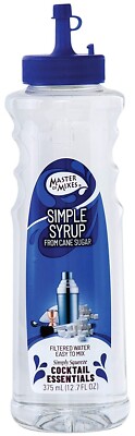 Master of Mixes Cocktail Essentials Simple Syrup LITE, 375 ML Bottle ...