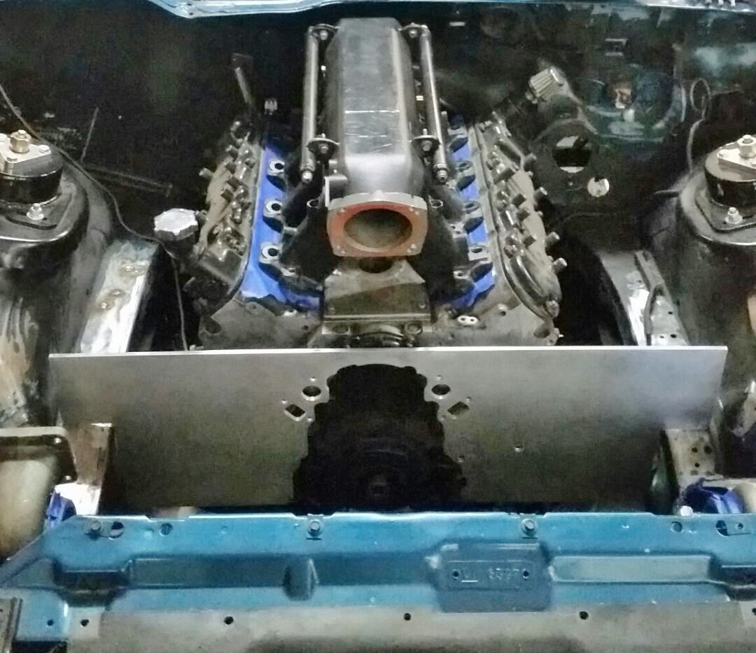 ICT Billet LS Front Engine Plate (for 3rd Gen Camaro LS1 Swap 82-92 ...