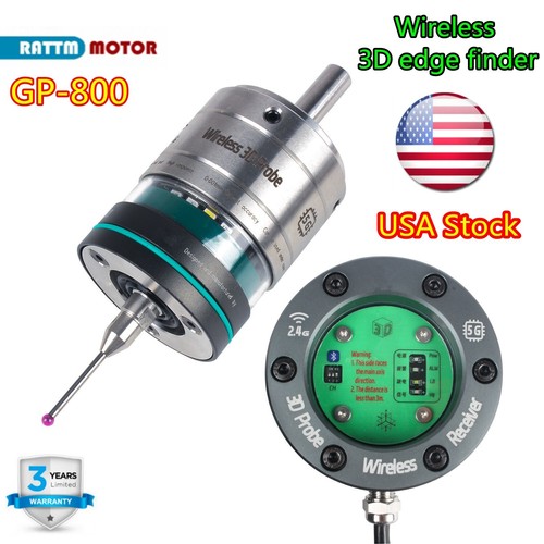 「US」 3D Wireless Edge Finder Touch Probe to Find Center Coordinate 0 ...