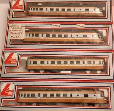 Lima HO Scale Passenger Train Set SNCF Turbo 201003/3L/4/5 | eBay