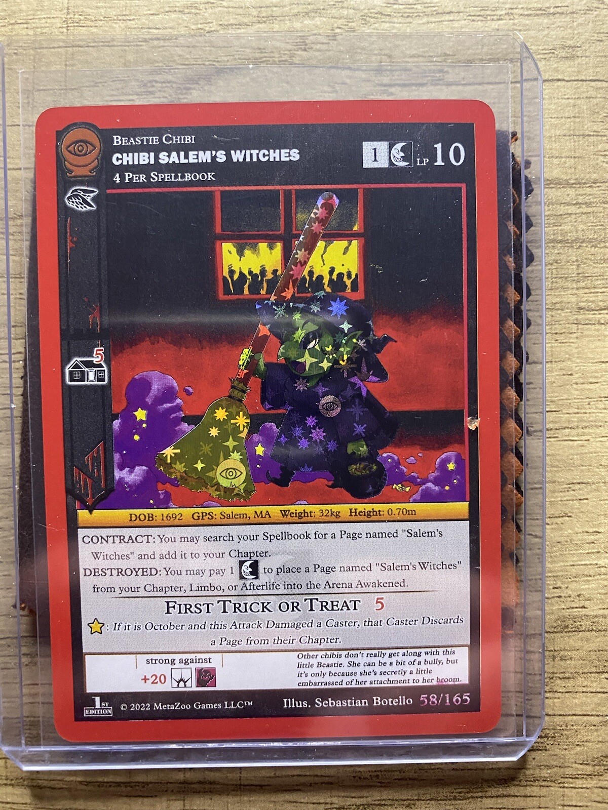 Metazoo Seance Chibi Salems Witches Reverse Holo FH 58/165 MINT | eBay