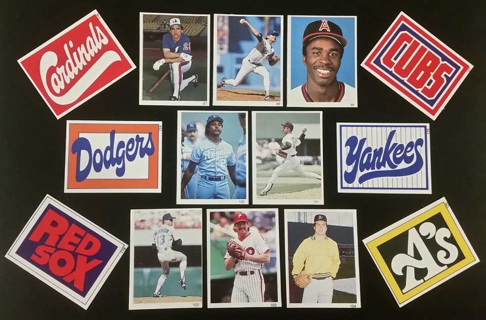 1988 Red Foley's Baseball Book Stickers & Cover Cards *You Pick* 10 ...