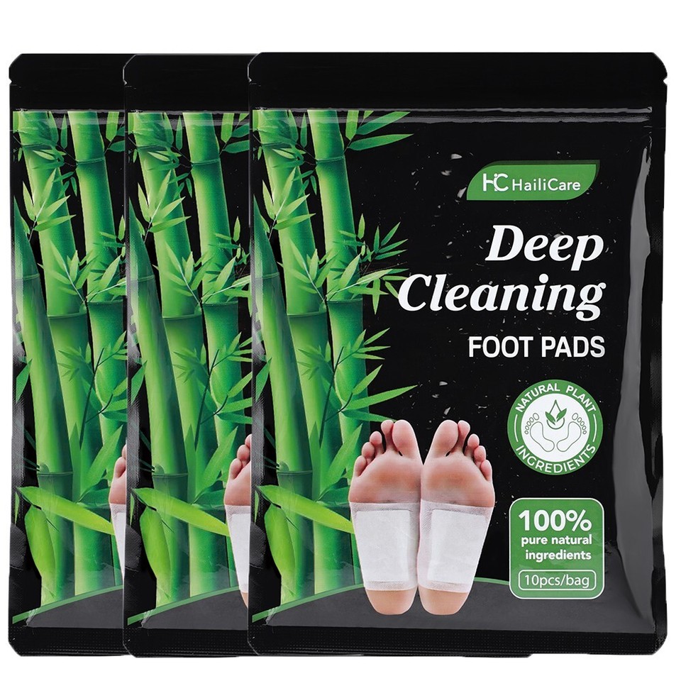 10-100PCS Bamboo Detox Foot Patches Pads Body Toxins Feet Deep ...
