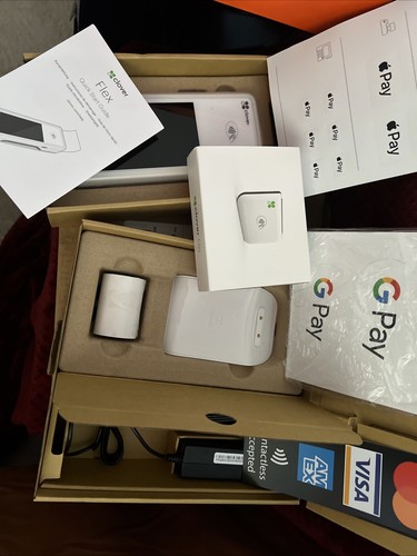 Clover Flex Handheld POS System C403 + Starter Kit K400u w/ Clover Go ...