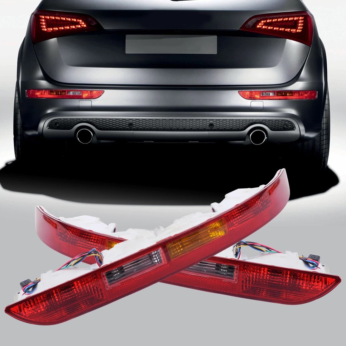 For Audi Q5 2009-2017 EU/AU+ Right Side Rear Lower Tail Light Bumper ...