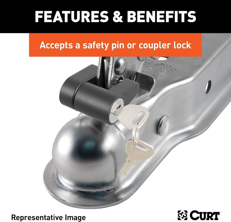 CURT 25194 Posi-Lock Coupler Replacement Latch for 2-Inch Trailer Hitch ...