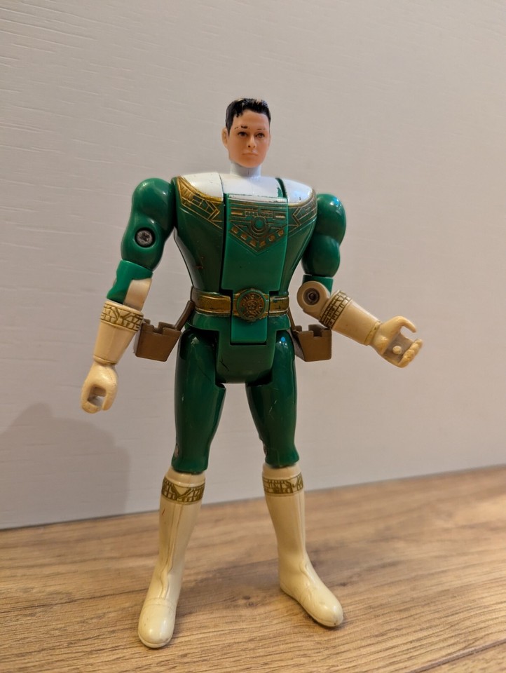 Mighty Morphin Power Rangers Zeo Auto-morphin Green Ranger Flipper 5.5 ...