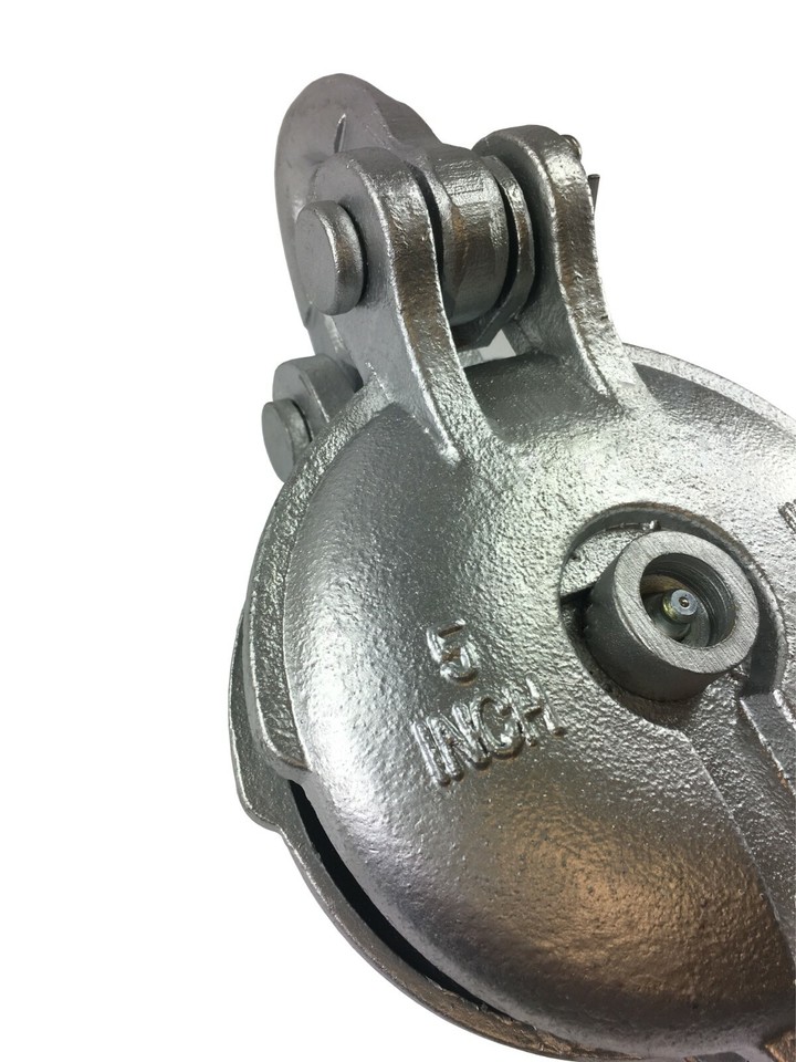 1 EA 2 EA Snatch Block, Yarding pulley Block Wire rope cable 3" 4" 5" 6 ...