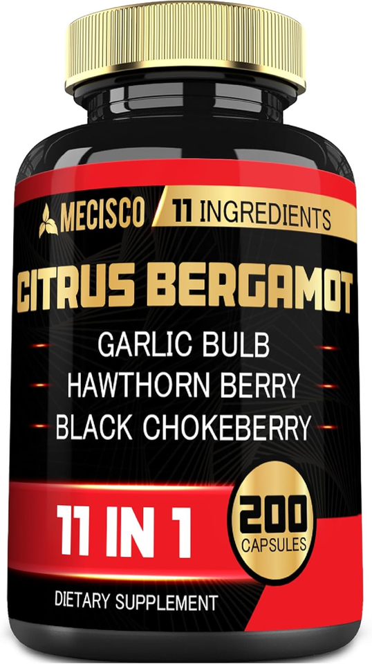 11In1 Citrus Bergamot Supplement with Black Chokeberry, Berberine Hcl ...