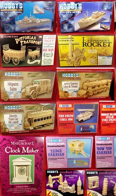 Matchstick Modelling Kits Various | eBay UK