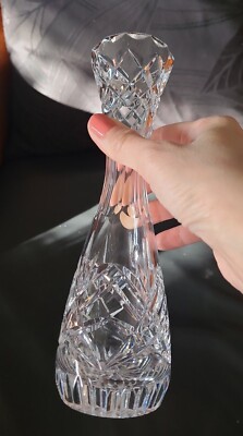 Irish Cavan Crystal Clear Bud Vase Signed | eBay