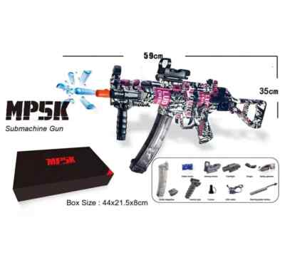 Electric Gel Ball Blaster MP5K Toy Automatic Outdoor Activities SMG ...