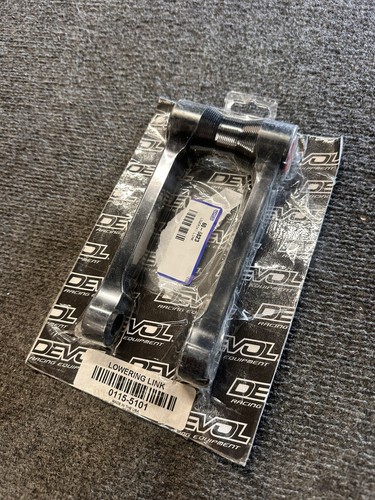Devol Lowering Link 1.25" Aluminum Black Yamaha WR250F/WR450F/YZ250F ...