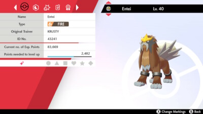 SHINY ENTEI (FROM POKEMON COLOSSEUM) - FOR SWORD/SHIELD | LEGITIMATE ...