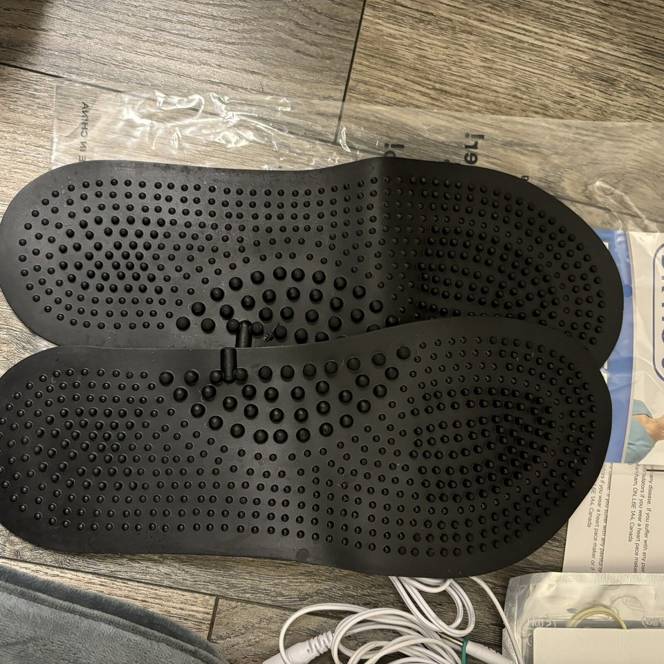 Dr Ho's Neck Pain PRO Neck & Shoulder TENS EMS Therapy w/ Foot Pads | eBay