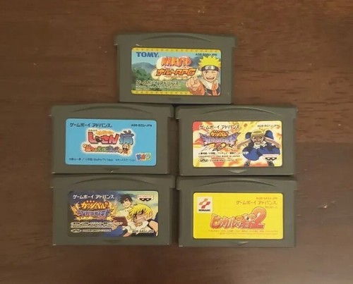 (Japan Game Boy Advance Lot of 3) Naruto RPG, Gashbell, Jiisan, Hikaru ...