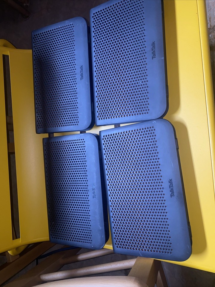 TalkTalk Wi-Fi Hub Broadband Modem Router WPS Enabled 4x Ethernet Port ...