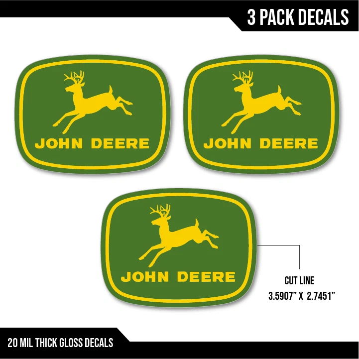 John Deere Logo Decals