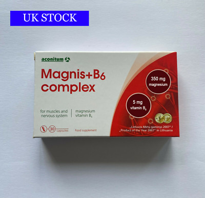 Magnis + B6 complex, For muscles and nervous system, Magnesium + B6 ...