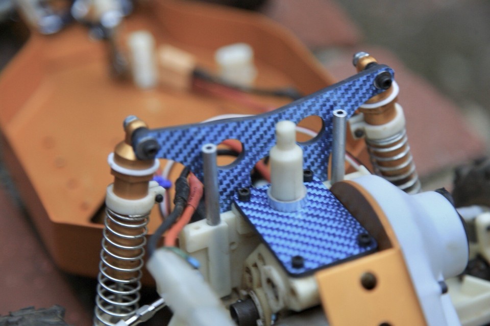 Team Associated RC10 RC10CC Blue Carbon Fiber 5 Piece Kit Twill Weave ...