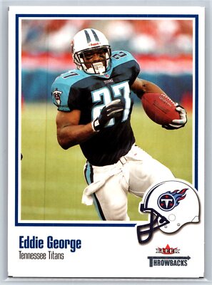 2002 Fleer Throwbacks #89 Eddie George Tennessee Titans | eBay