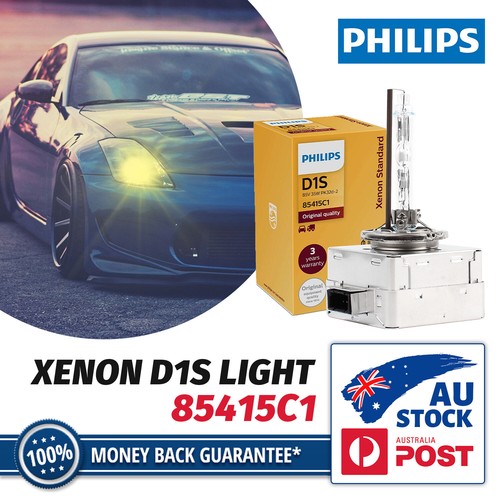 Genuine PHILIPS D1S 85415C1 XENON 85V 35W 4200K Bulb x 1 AU Stock Fast ...