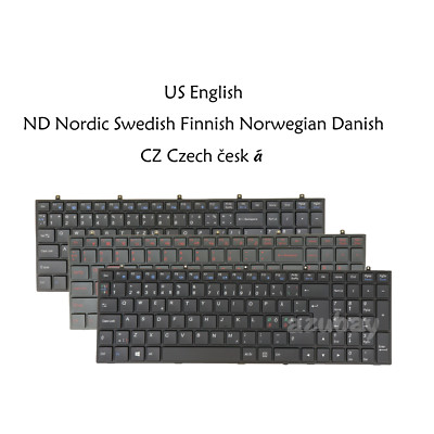 Backlit Laptop Keyboard for Clevo W670RNQ W670RNQ1 W670SFQ W670SFQ1 ...