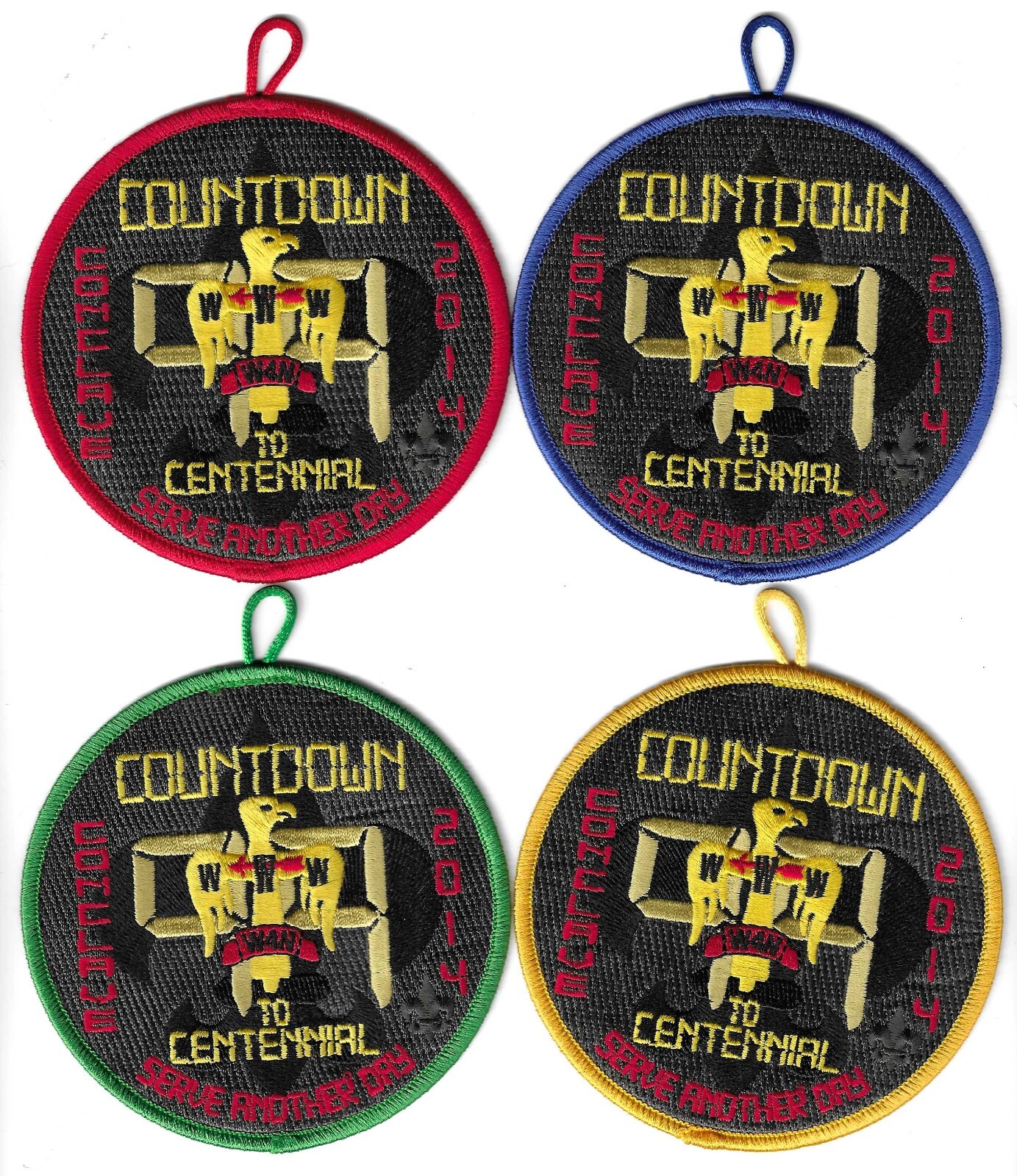 BSA OA SECTION W4N 2014 CONCLAVE LOT OF 4 BORDERS LODGE'S 33-90-249-291 ...