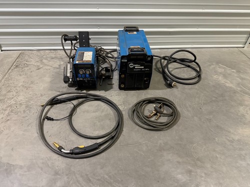 Miller Invision 352 MPa Auto-Line Welder S-74 MPa Plus Wire Feeder ...