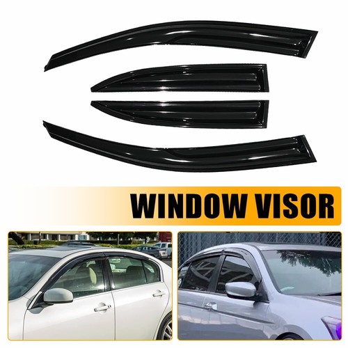 4X FOR INFINITI G35 G25 G37 Q40 2007-2015 4 Door SEDAN WINDOW VISOR ...