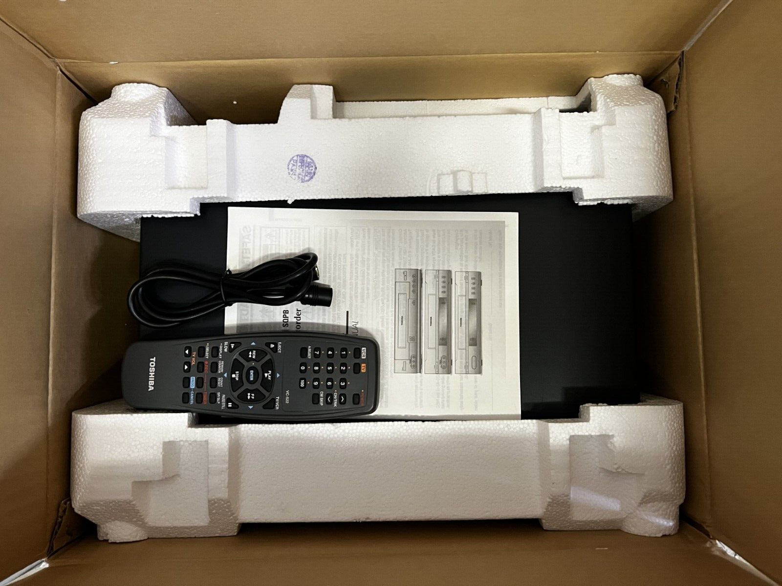 Toshiba W-528 4 Head Video Cassette Recorder - Black for sale online | eBay