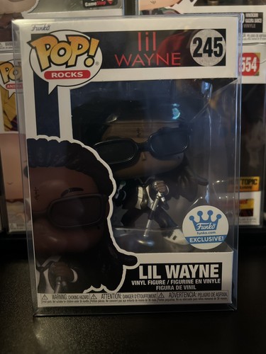 Funko Pop! Lil Wayne Rocks 245 Funko Shop Exclusive Rap Hip Hop & Free ...