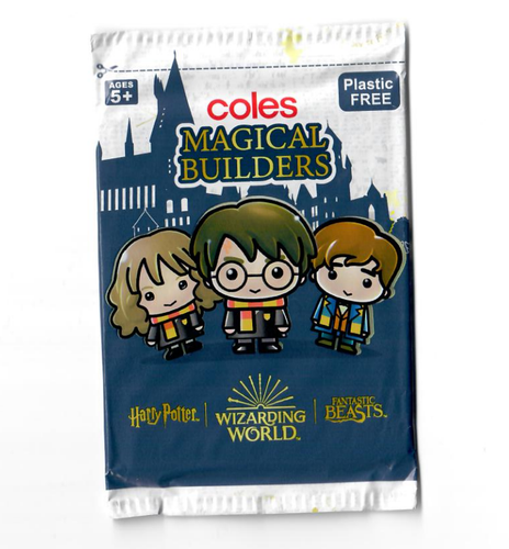 Coles Magical Builders Harry Potter Collectables Sealed Pack FREE ...